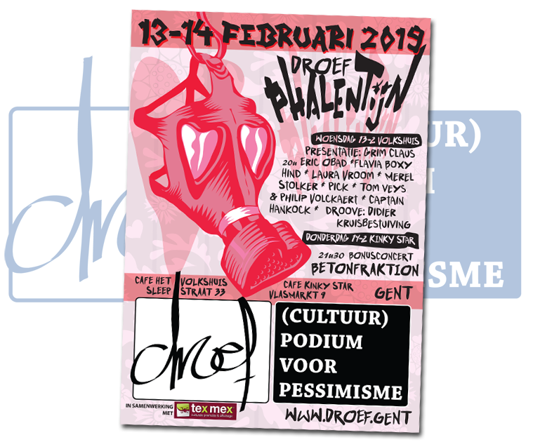 Poster Droef pHalentijn A3 - Droef.Gent